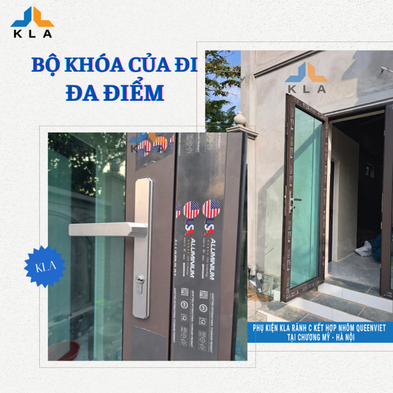 Báo Giá Bộ Khóa Cửa Đi Đa Điểm Xingfa KLA